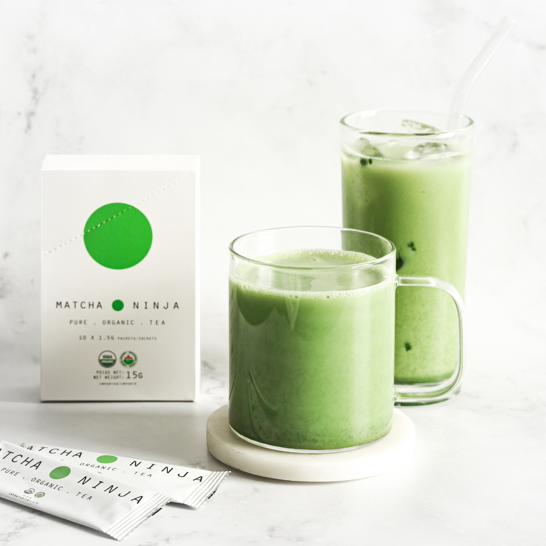 Matcha Ninja - Box of 10 Single Serving Sachets - 100% Organic Matcha