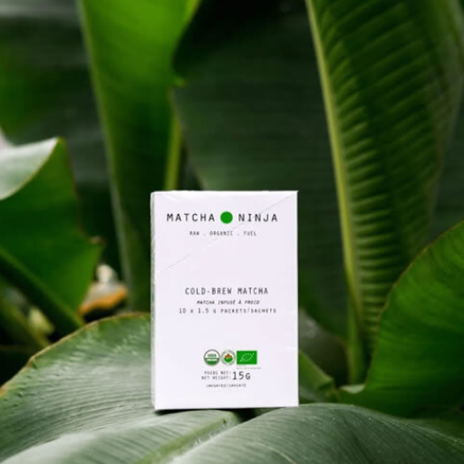 Box of 10 x Single Serving Sachets of Matcha Ninja
