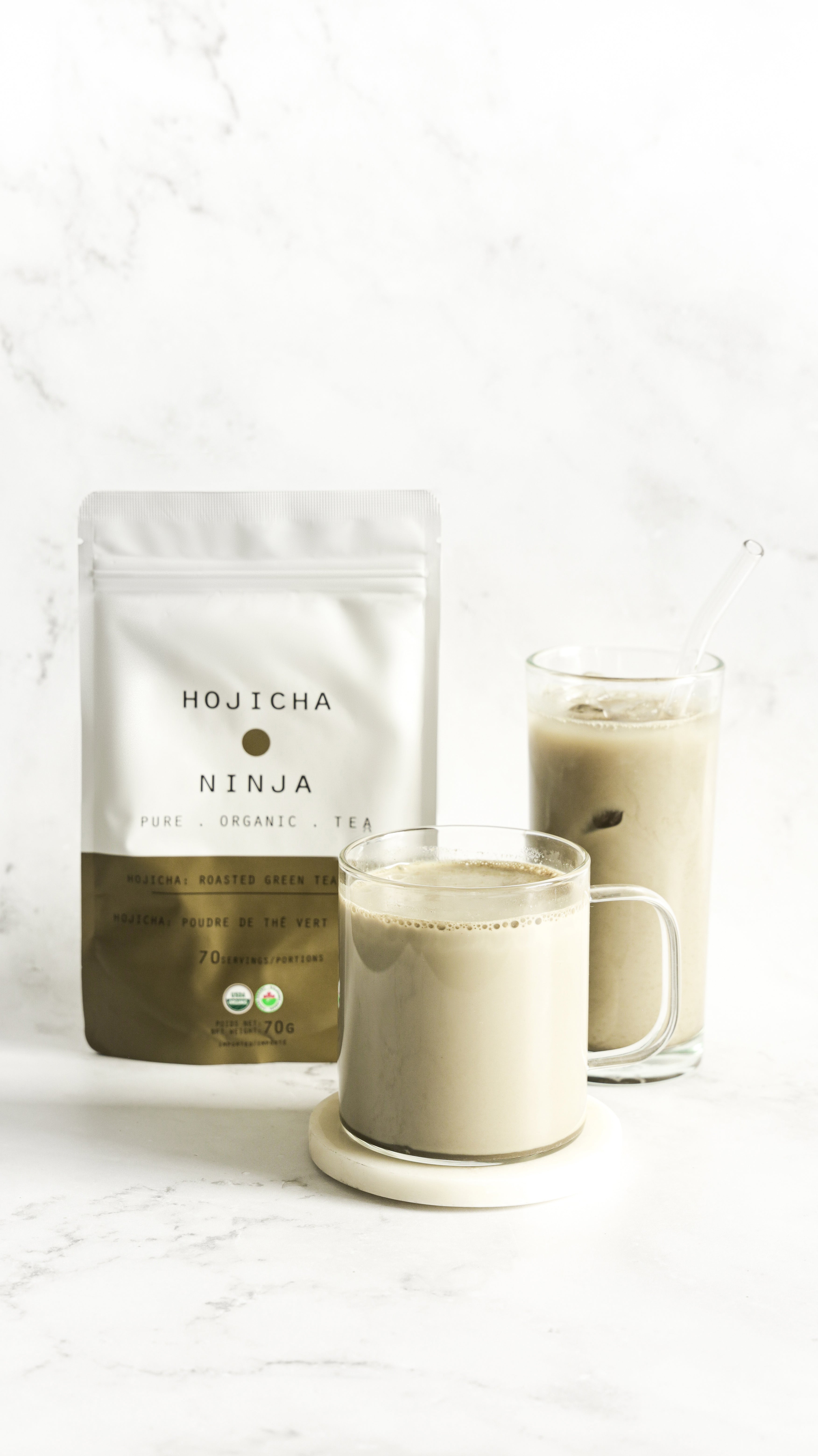 HOJICHA NINJA - 70 SERVING POUCH – Matcha Ninja